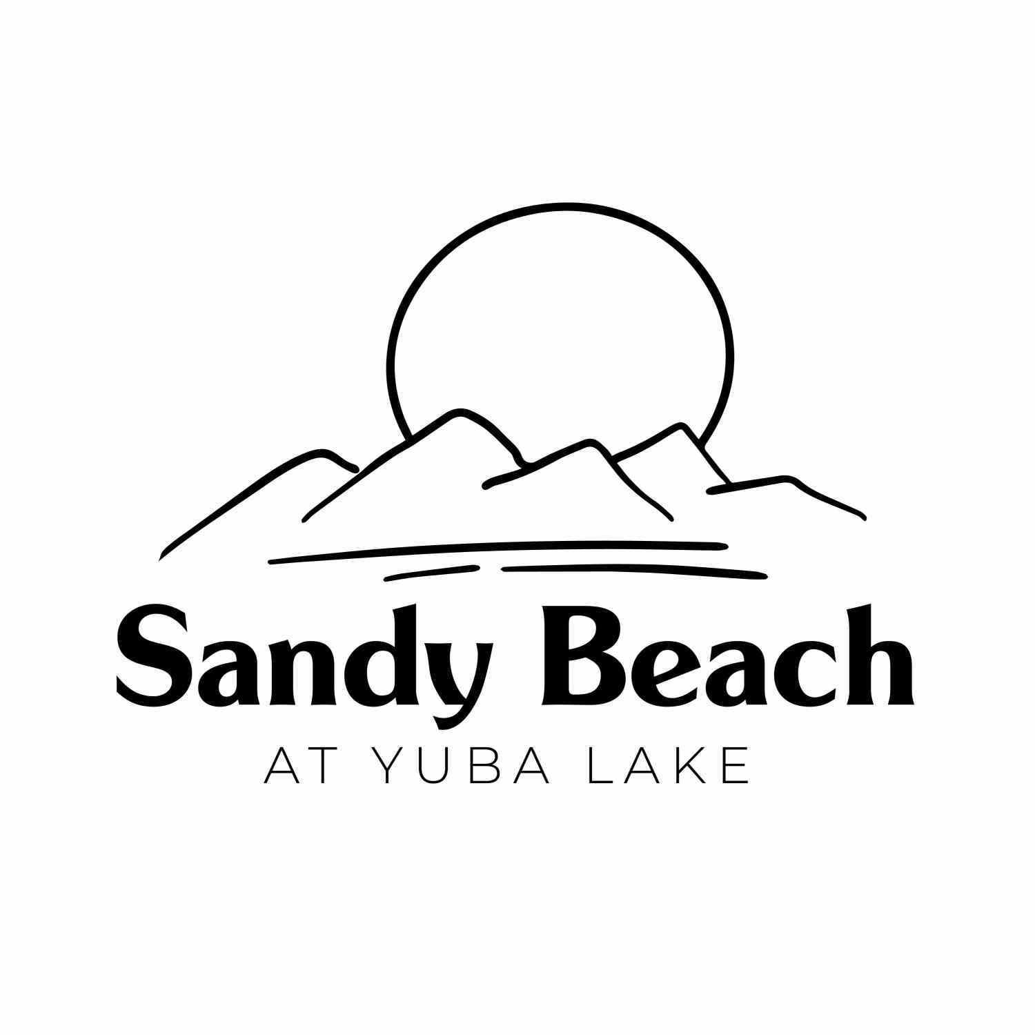 Sandy Beach At Yuba Lake Sandy Beach At Yuba Lake
